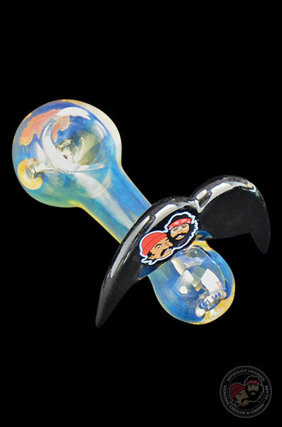 4" Moustache Ride Hand Pipe | Cheech & Chong® Glass
